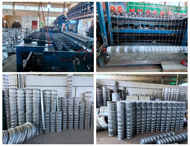 1.5m X 50m Outdoor Hinge Joint Farm Fencing Wire Mesh Steel Cattle ...